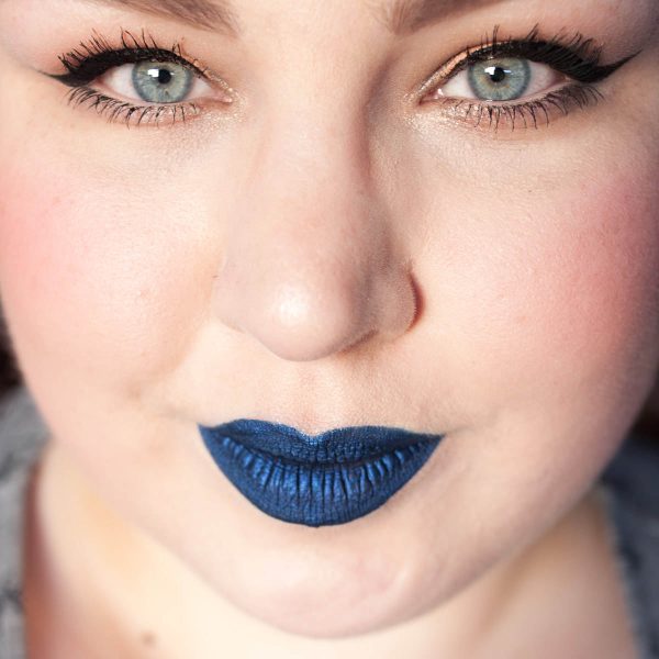 Metallic Blue Lips: COLOURED RAINE Blue Dragon Liquid Lipstick